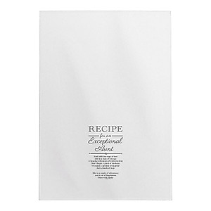 ThisWear Aunt Gifts from Niece or Nephew Recipe for an Exceptional Aunt Kitchen Hand Towel Kitchen Tea Towel White