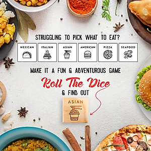 Husband Birthday Gifts by Aliza | Dinner Food Cube – Excellent Gift for Wife Husband Boyfriend Girlfriend Friend Sister Brother Dad Mom Valentines Day for Him