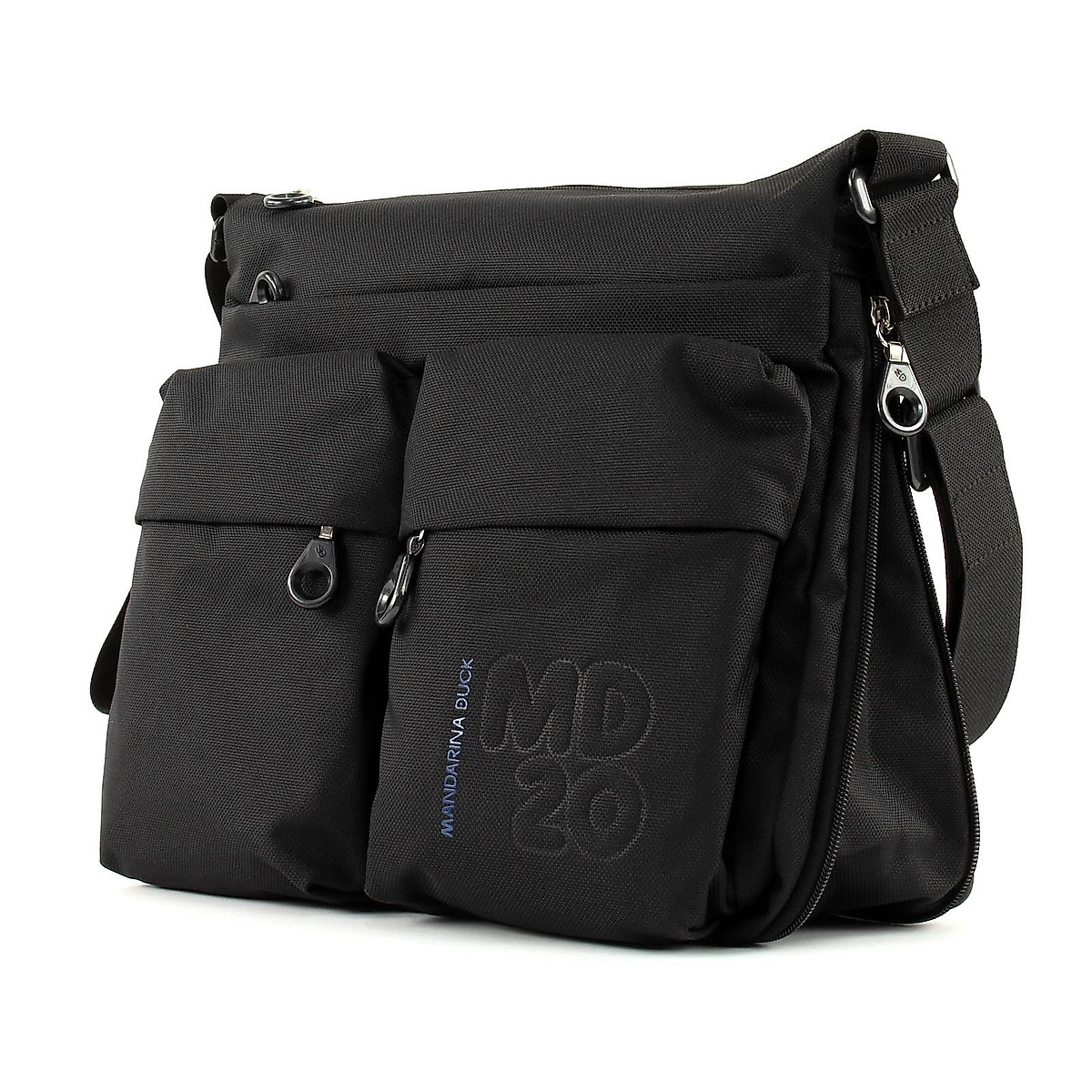 Mandarina Duck Women's Md20 Minuteria, Black, 10x21x28.5 cm (B x H x T)