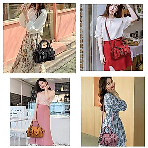 WENICER Shoulder Bags for Women PU Leather Purses and Handbags Hobo Bags Ladies Tote Bag Top Handle Crossbody Bags (Navy Blue)