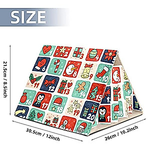 Y-DSIWX Guinea Pig Hideout House Bed, Cute Number Christmas Calendar Xmas Ornaments Rabbit Cave, Squirrel Chinchilla Hamster Hedgehog Nest Cage