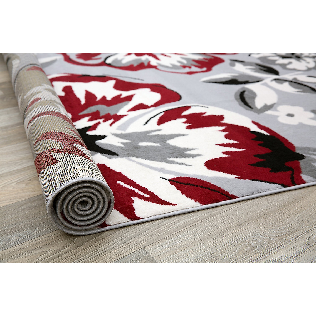 Rugshop Modern Floral Area Rugs 3'1" x 5' Red