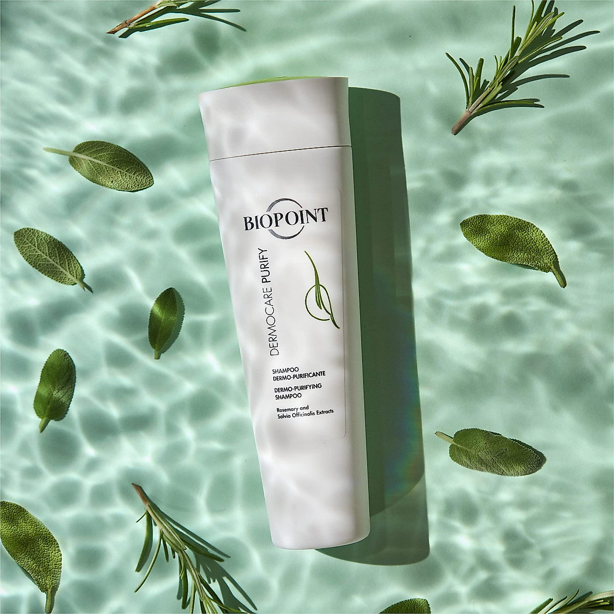 BIOPOINT Clarifying Shampoo for Greasy Scalp - Oily Hair Purifier and Build-up Remover, Sebum Normalizing and Delicate Cleansing