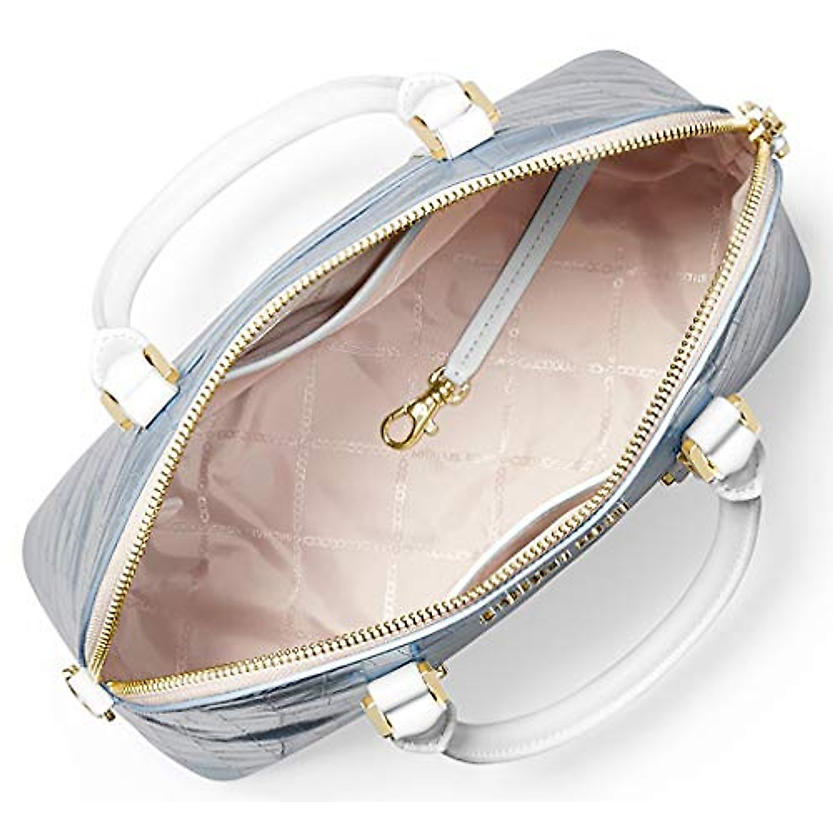 MICHAEL Michael Kors Bedford Legacy Medium Dome Satchel Pale Blue Multi One Size