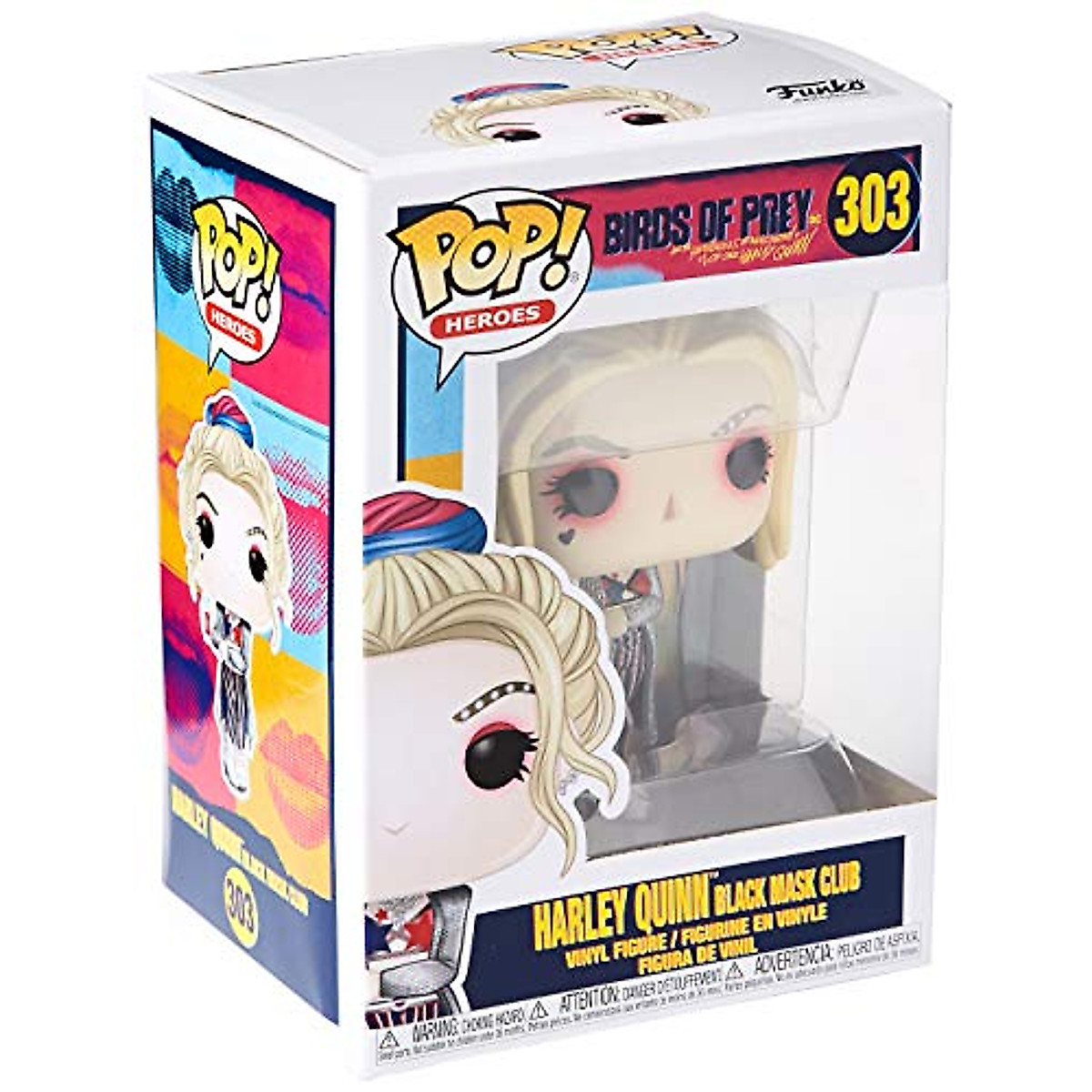 Funko Heroes: Harley Quinn-POP Collectible Figure, Multicolour, 3.75 inches