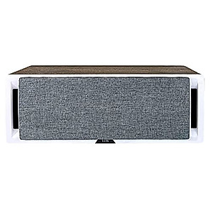 ELAC Uni-Fi Reference 3-Way 5-1/4" Center Speaker, Oak or Walnut Center Speaker for Home Theater, White Baffle with Oak Sides