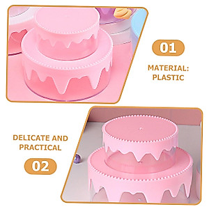 Wakauto 1 Set Storage Container Jewelry Box Plastic Material DIY Hair Rope Storage Box Girl Child Plastic Storage Box