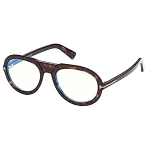 Tom Ford FT 5756-B BLUE FILTER Dark Havana/Blue Filter 53/20/145 women Eyewear Frame