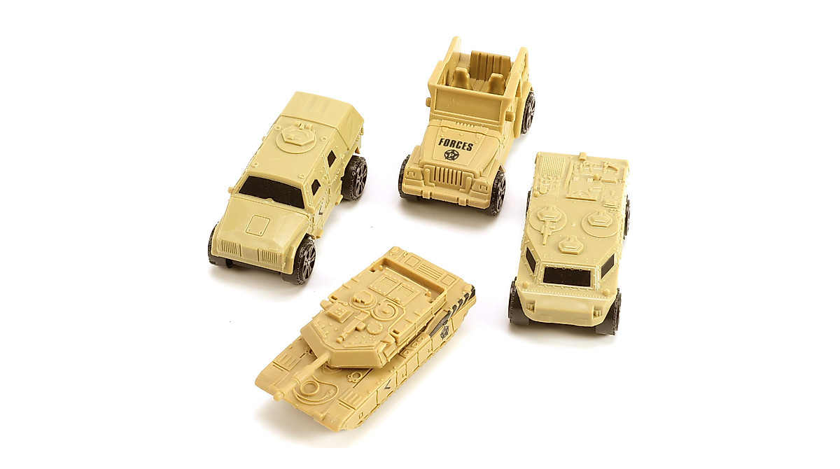 47 Pieces Military Base Playset with Vehicles & Accessories