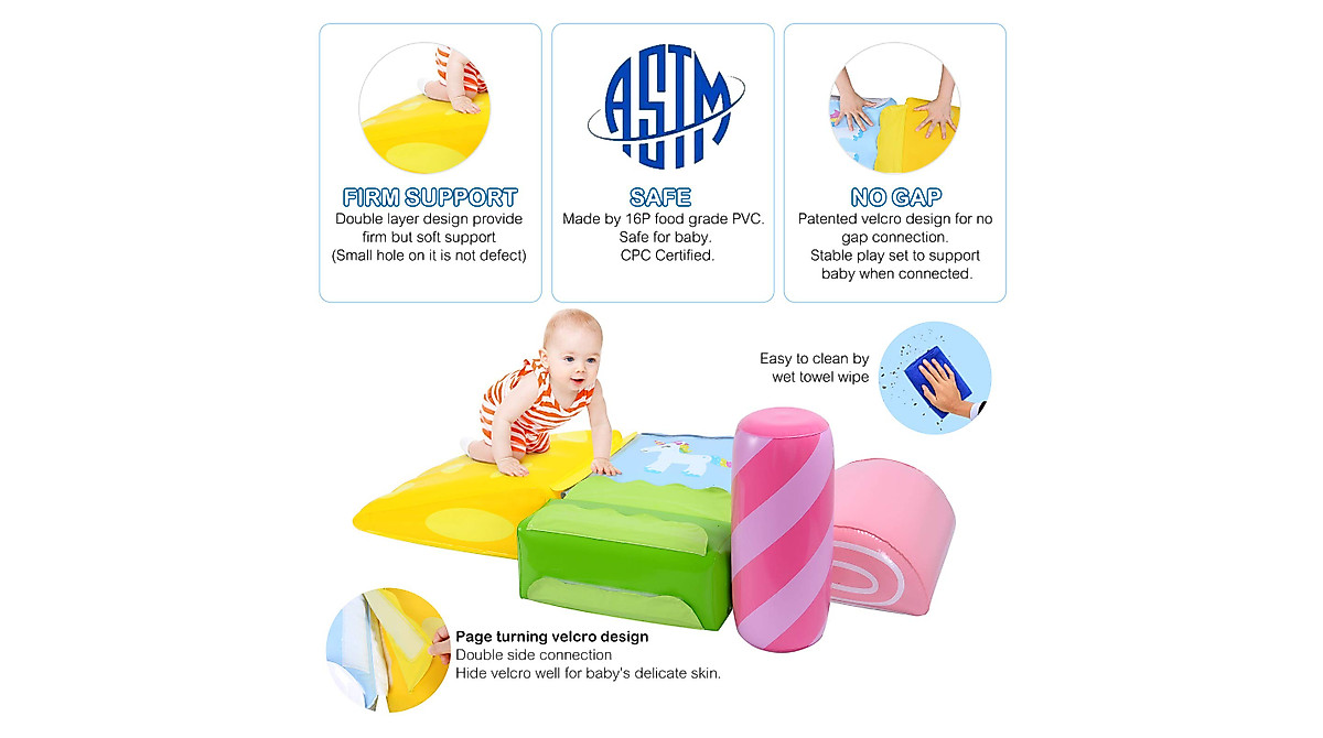 Magifire Inflatable Climbing Blocks for Toddler Motor Skills