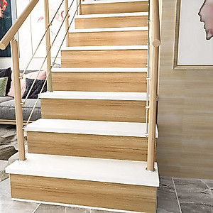 VEELIKE 15.7''x118'' Brown Wood Wallpaper Waterproof Peel and Stick Wood Vinyl Film Self Adhesive Removable Wood Grain Contact Paper Decorative Wall Covering for Cabinets Countertops Furniture Bedroom