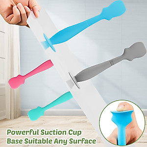 6 Pack Baby Diaper Cream Spatula Applicator Soft Silicone Baby Butt Paste Spatula Diaper Mini Rash Cream Brush for Baby Newborn