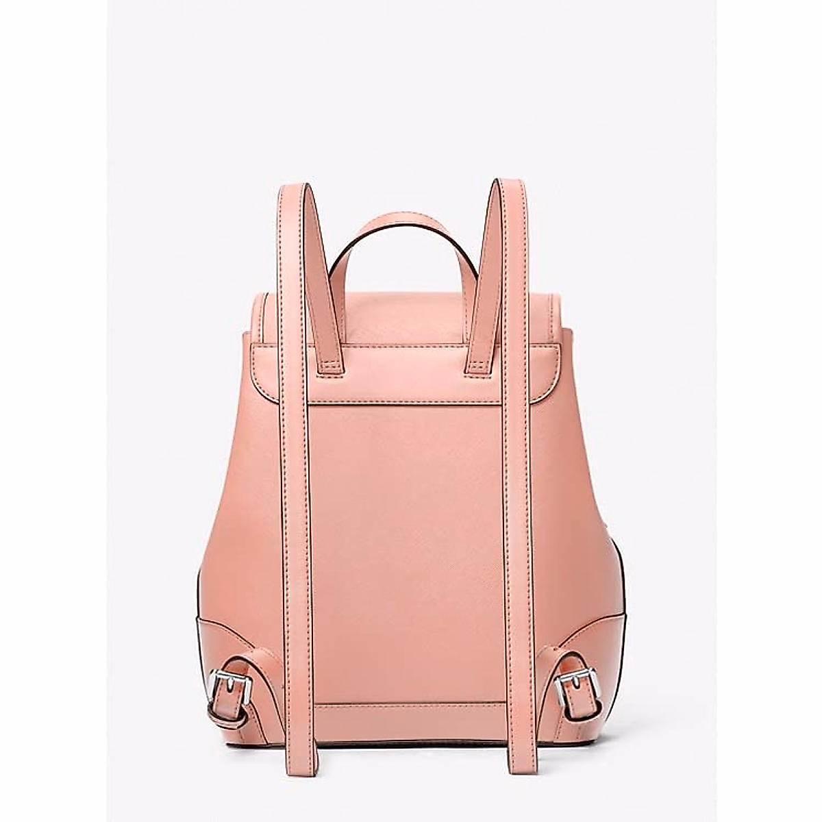 Michael Kors Harrison Medium Saffiano Leather Backpack (Pink)