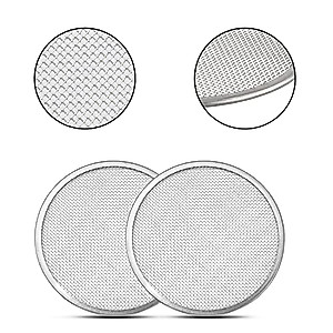 10pcs Mason Jar Sprouting Lids, Stainless Steel Screen Lids Sprouting Lids for 86mm Wide Mouth Mason Jar Seed Sprouting Jar Lids for Growing Bean Broccoli Alfalfa Seeds