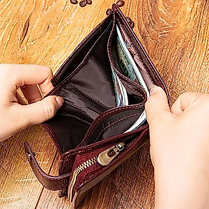 Anti-Lost Bluetooth Wallets Tracker Wallet Position Record Via Phone GPS Mens Wallets Bifold Leather