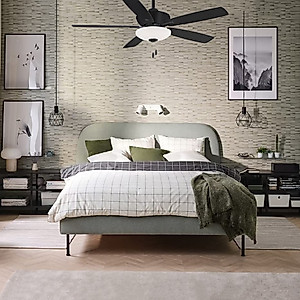 MINKA-AIRE F553L-CL Minute 52 Inch LED Energy Star Rated Ceiling Fan with DC Motor and 3 Speed Pull Chain in Coal Finish