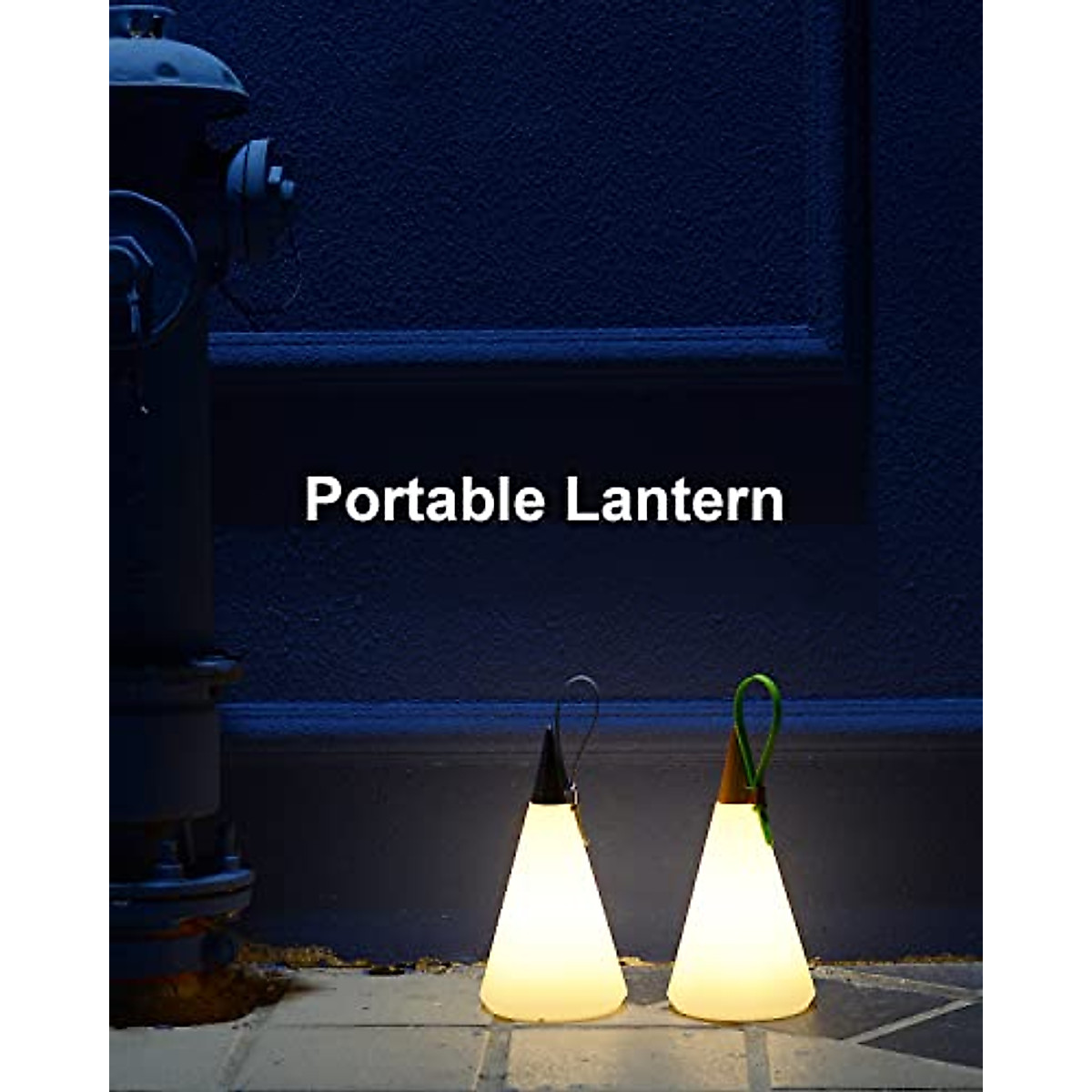 Cordless RGB Outdoor Table Lamp - Waterproof, Portable & Dimmable
