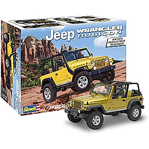 REVELL USA, LLC Plastic Model KIT, Jeep Wrangler Rubicon, Yellow