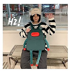 Oxford Frog Backpack 3D Funny Cartoon Satchel Waterproof Daykpack Novelty Schoolbag Bookbags