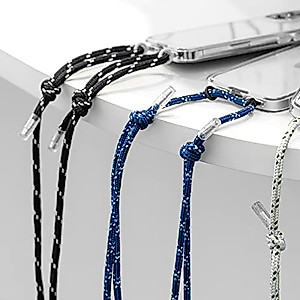 Extra Lanyard for RhinoShield Clear Case | Adjustable Neck Strap, Recyclable, Durable - Zesty Orange