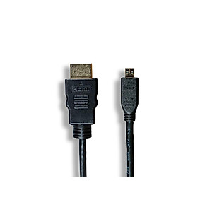 Cablelera Micro HDMI to HDMI 34AWG 1', Black Color (ZC95B1MM-01)