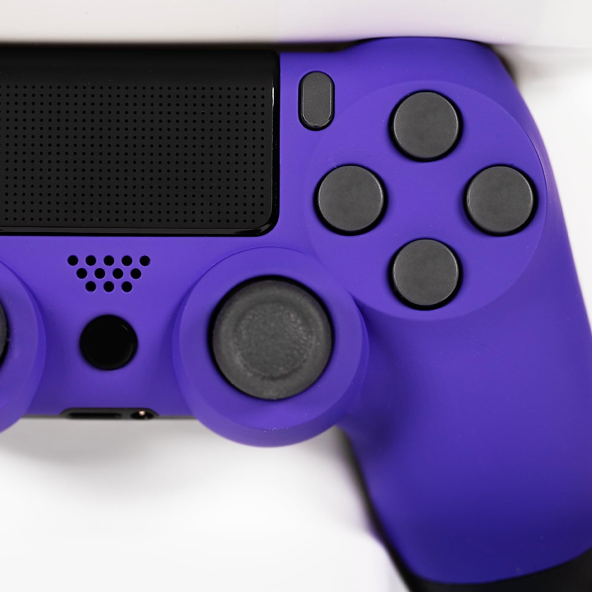 Gamenetics Compatible with Custom Purple Soft Touch Official Wireless Bluetooth Gamepad Controller PS