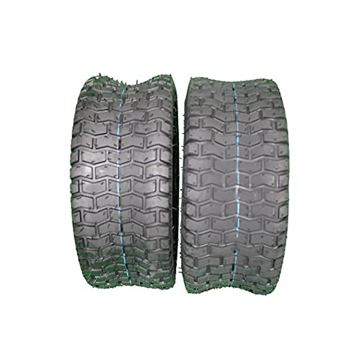 (Set of 2) 15x6.00-6 4 PLY TURF TIRES FOR LAWN & GARDEN ATW-001