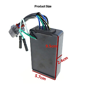 High Performance CDI Box Fit for Honda Rancher 350 TRX350 FE FM TE TM 2000-2005, 10 Pins DC Ignition CDI Box Replace 30410-HN5-671 30410-HN4-671 30400-HN5-305 30400-HN4-305 30410-HN4-670 30410-HN5-670