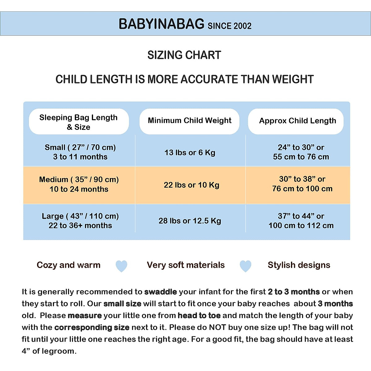 BABYINABAG Warm 2.5 Tog Quilted Winter Model Baby Sleeping Bag and Sack, Plush Minky Dot for Infants and Toddlers (Small (3 - 11 mos))