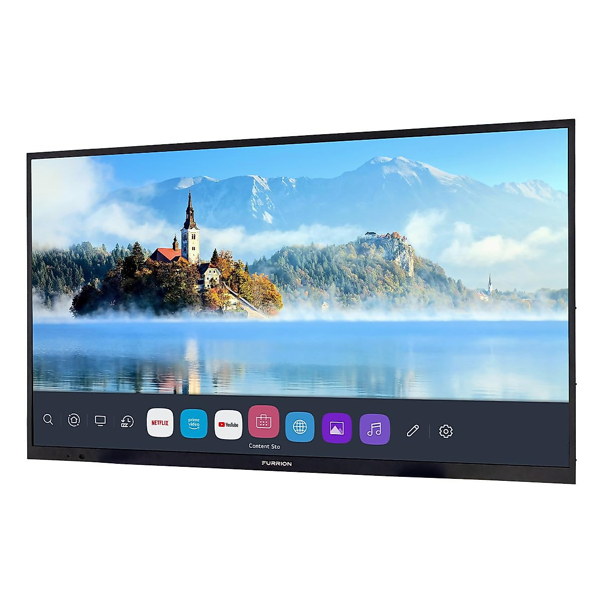 Furrion Aurora 55-Inch Sun 4K UHD LED Smart Outdoor TV - Weatherproof Outdoor Television with HDR10, Anti-Glare, 1,500-Nit LED Screen, Impact-Resistant Screen, External Antenna for Sunny Outdoor Areas