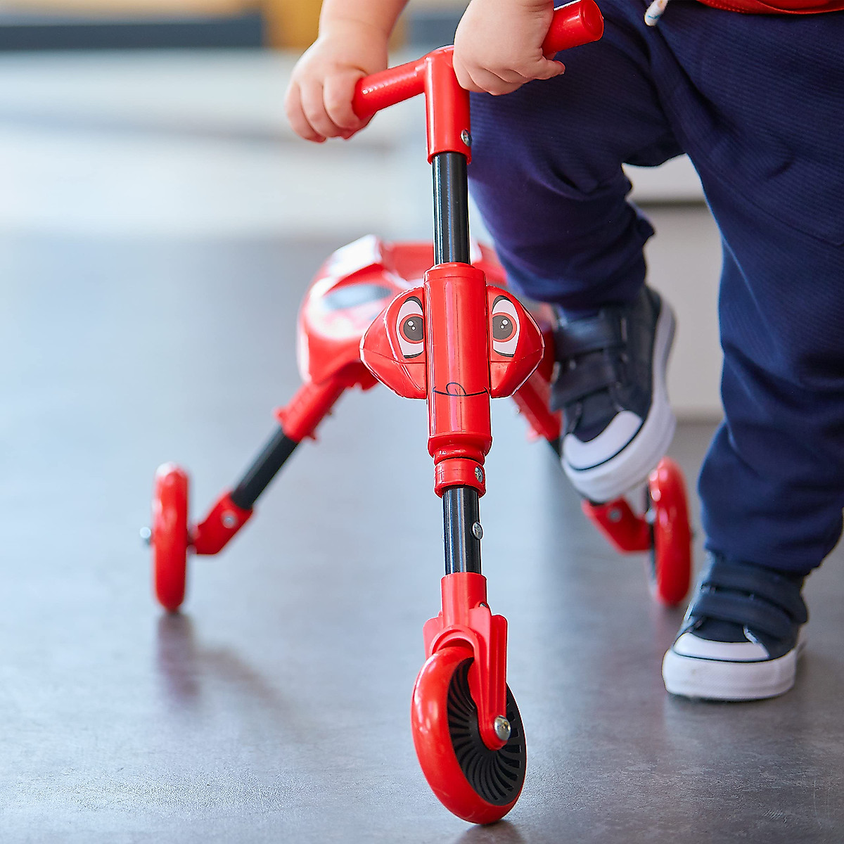 Scuttlebug Ride On - Walking Tricycle with a Foldable Design - Red