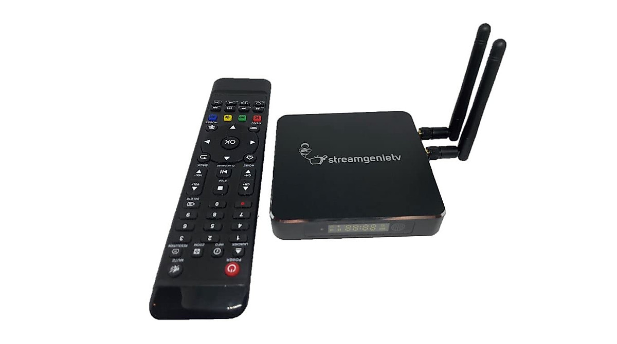 StreamGenie TV Stream Box - 4K HD Streaming & Dual WiFi Antennas
