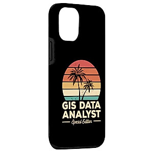 iPhone 14 Pro Vintage GIS Data Analyst Geographic Information System Case