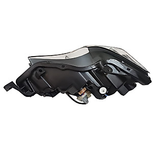 EnSyuSuMa 2014 2015 2016Lexus IS250 IS350 Headlight Assembly Right Passenger Side Headlights Black Housing LED Headlamp (Passenger side headlight)