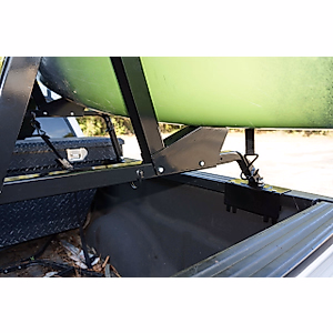 Viking Solutions Truck Bed Kayak/SUP Rack - Adjustable Heavy-Duty Powder-Coated Steel Construction Supports 150lbs