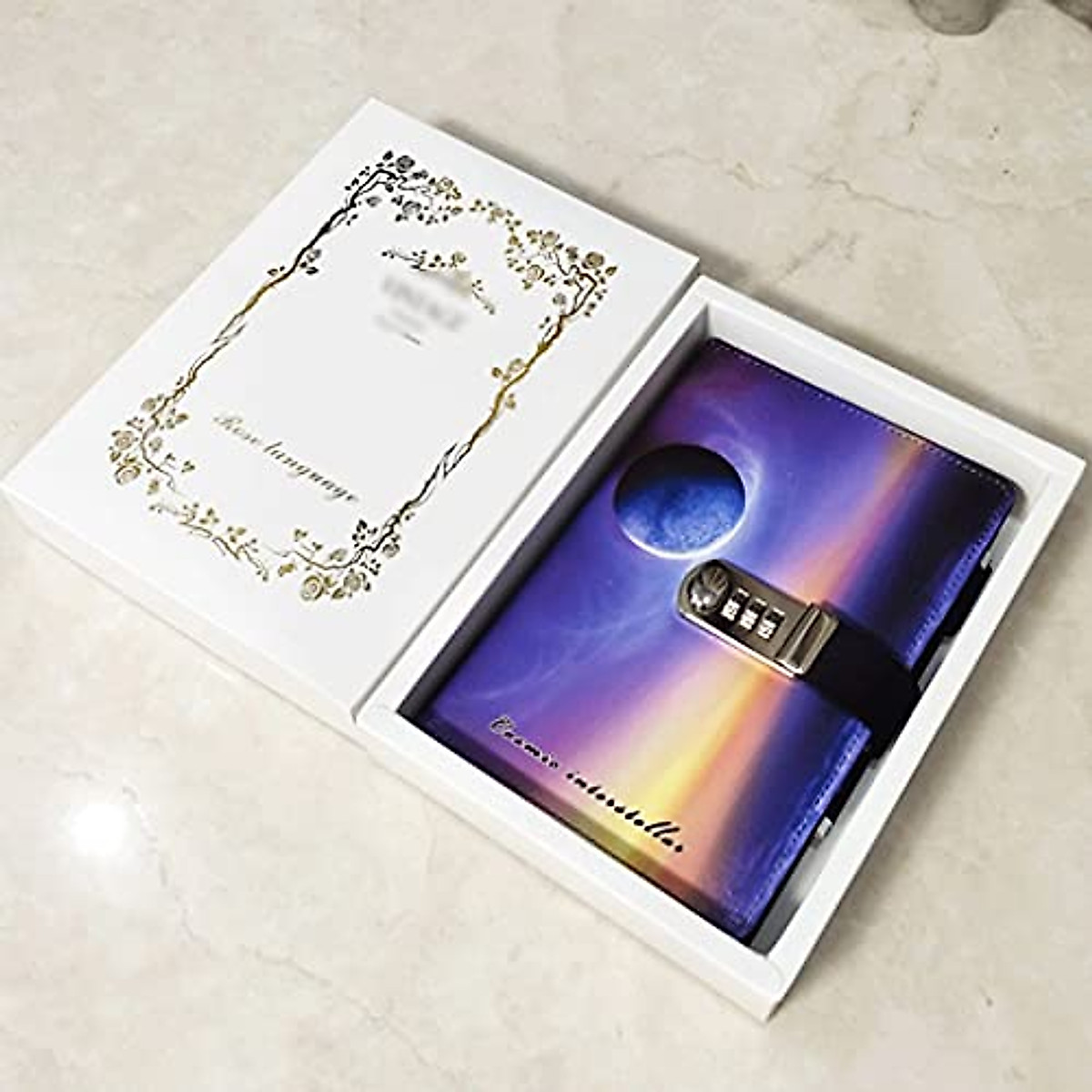 Notebook Journal Password Notebook A5 Diary with Digital Lock for Girls and Woman Locking Journals for Birthday Gift, Writing Cahier Journal (Color : Dd)