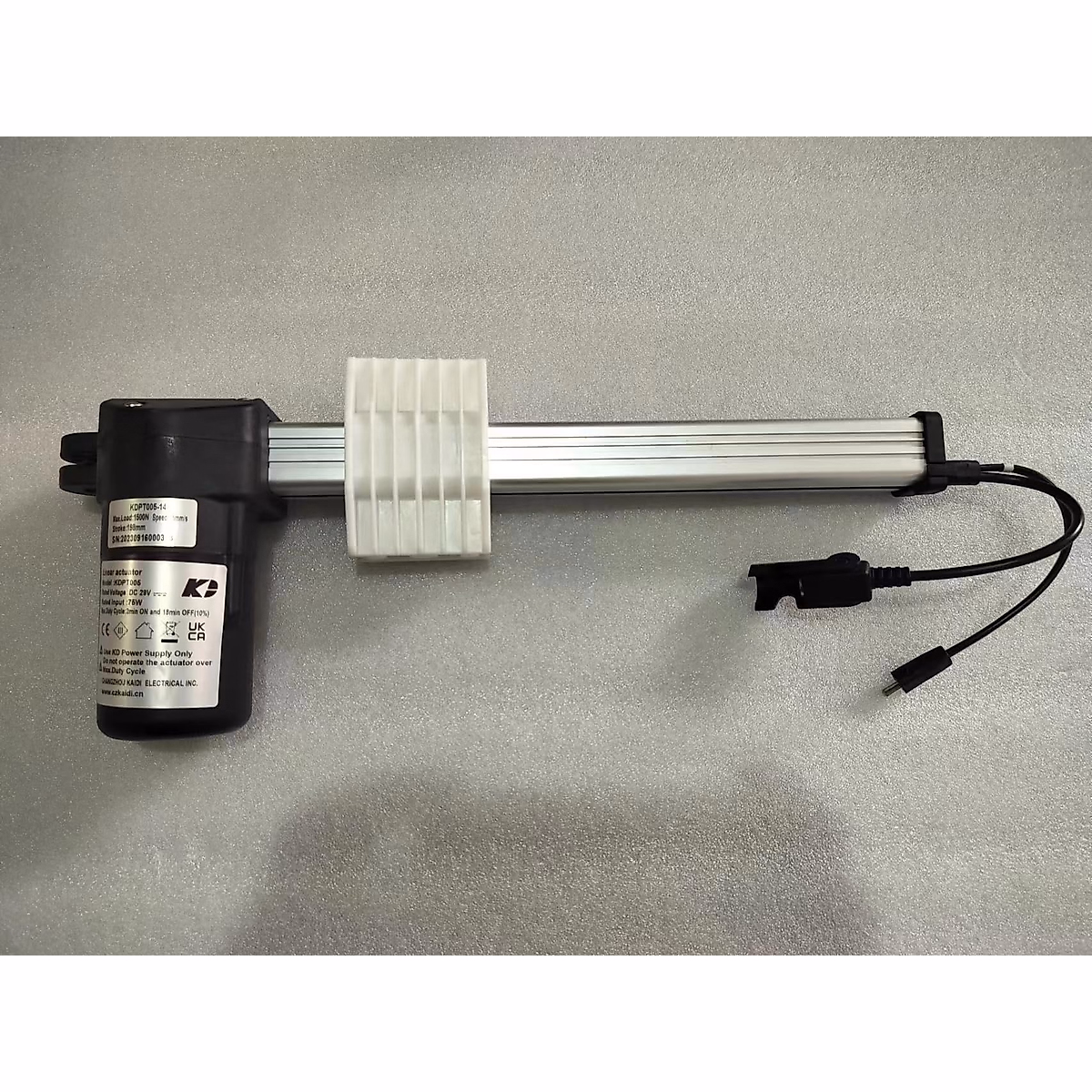 Kroshine Power Recliner Motor Replacement with Cord Model KDPT005-144 Linear Actuator for Sofa Lift Chair Couch Massage Seat Bed, Aluminum