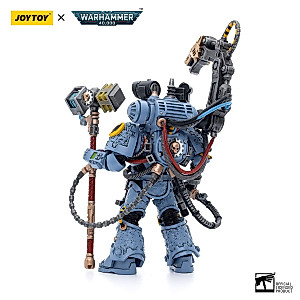 Joytoy Warhammer 40K 1/18 Action Figures Joy Toy Mecha Figure Model Space Wolves Iron Priest Jorin Fellhammer