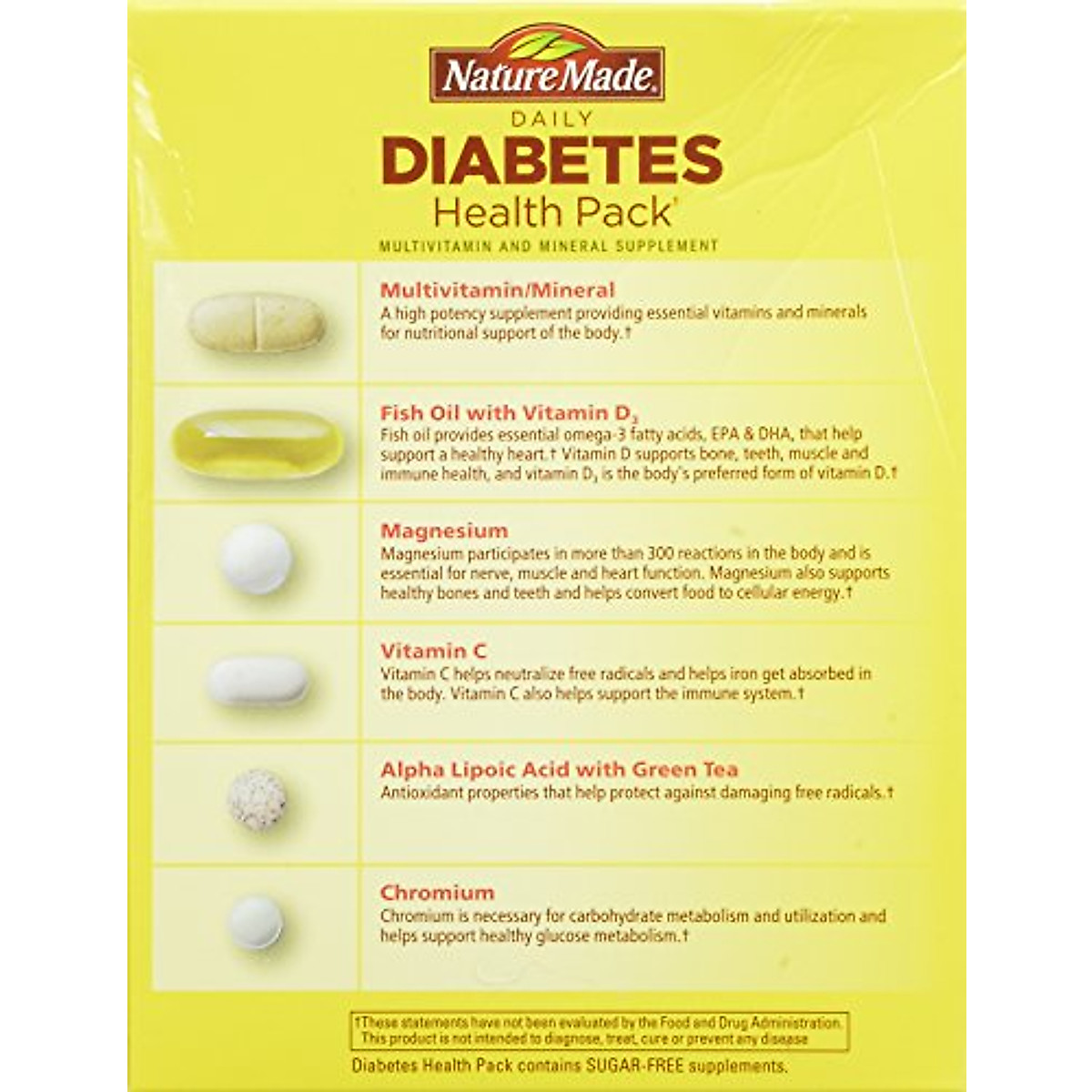 Nature Made Diabetes Health Pack, 30-Count