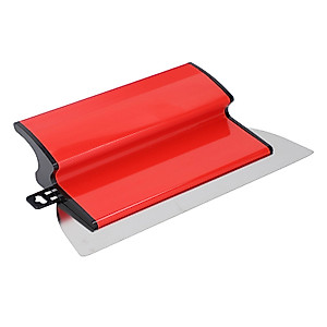 Sunicon 15.7 Drywall Skimming Blade, Stainless Steel Drywall Smoothing Spatula Drywall Skimming Blade Tool with Ergonomic ABS Handle for Drywall Wallboard Plasterboard