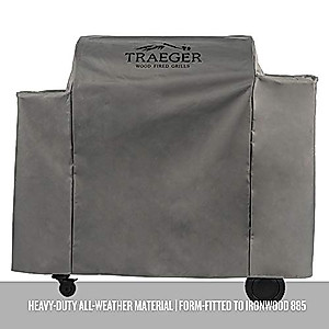 Traeger Full-Length Grill Cover - Ironwood 885,Gray