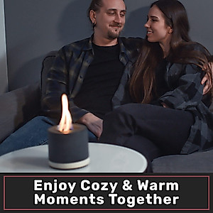 Tabletop Fire Pit (Round) and Ethanol Fuel Bundle