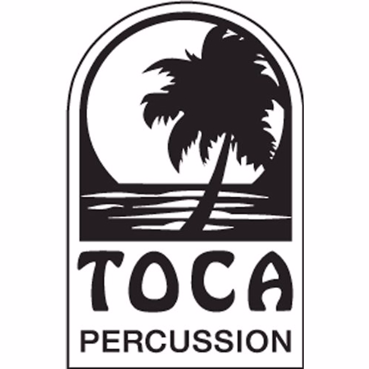 Toca 2300FBK Synergy Series Fiberglass Conga Set with Stand - Black