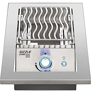 Napoleon Built-In Component - BIB10IRPSS - Single Infrared Drop-In Burner, BBQ Grill, Stainless Steel, Natural Gas, 10-inch BBQ Grill Burner, Perfect Sear, Infrared SIZZLE ZONE™, Sear Station Burner