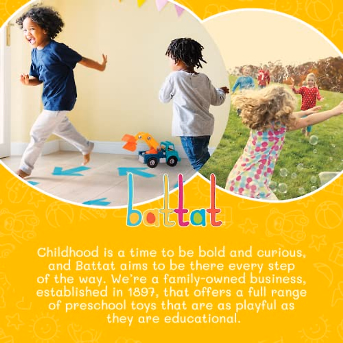 Battat Stacking Cups, Plastic Nesting Toys for Water and Sand, 18M Plus, 10 Pieces