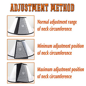 Care 4U Dog Cone Collar Soft, Cat Cone Collar for After Surgery Anti-Bite Lick,Elizabethan Collar for Large Dogs Medium Dogs Small Dogs,Translucent Reusable Soft Dog Cone（XS）