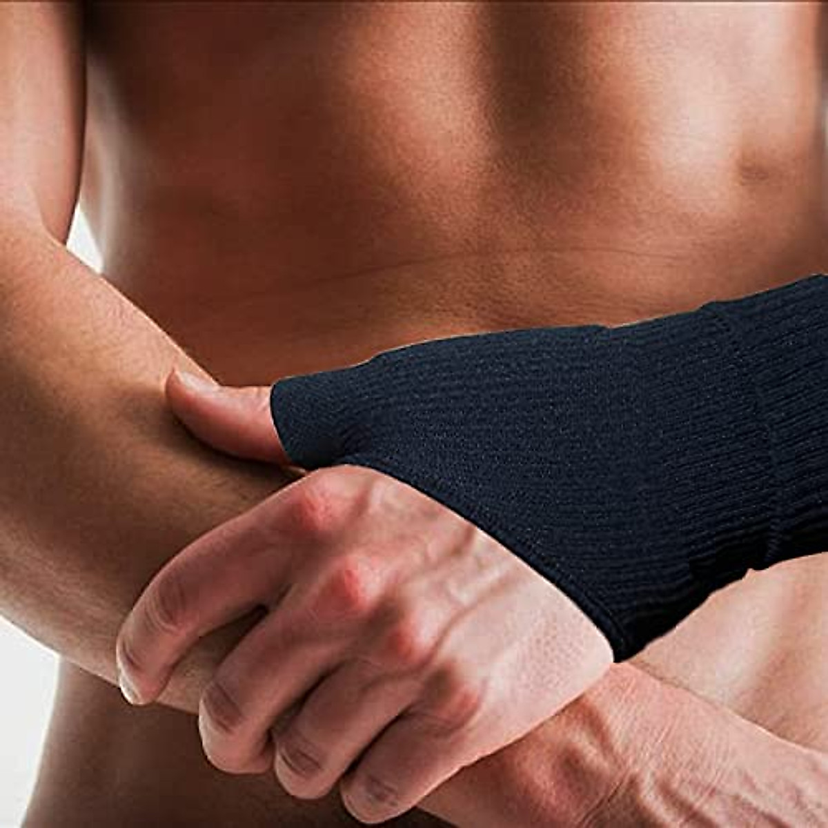 Arthritis Thumb Compression Gloves, Comfort Breathable Wrist Brace Fingerless Glove for Arthritis pain, Soft Thumb Support for Women and Men Hand(S)