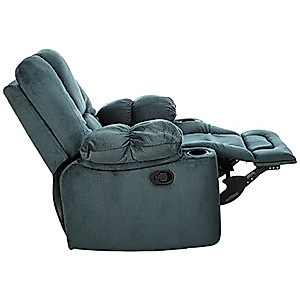 Christopher Knight Home Gannon Fabric Gliding Recliner, Steel 38.5D x 42.5W x 41H in