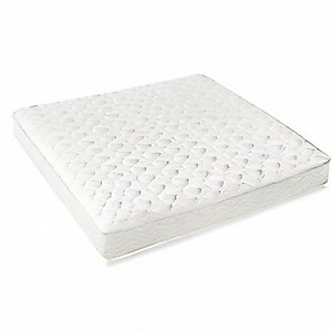 Best Price Mattress 6 Inch Tight Top Innerspring Mattress - Comfort Foam Top with Bonnell Spring Base, CertiPUR-US Certified Foam, Queen,White