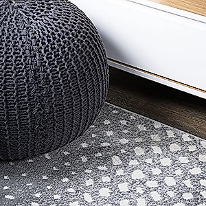 JONATHAN Y SAF100C-8 Antelope Modern Animal Indoor Area-Rug Casual Contemporary Striped Easy-Cleaning Bedroom Kitchen Living Room Non Shedding, 8 X 10, Gray/Cream